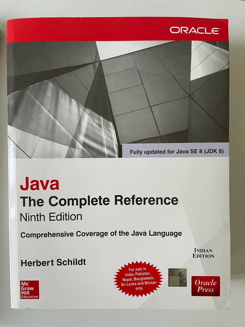 Java, The Complete Reference - Herbert Schildt, Hobbies & Toys, Books ...