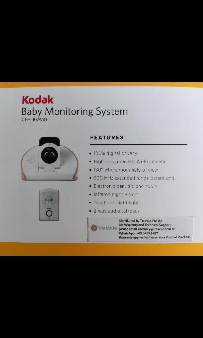 Kodak baby monitoring system, Babies & Kids, Baby Monitors on Carousell