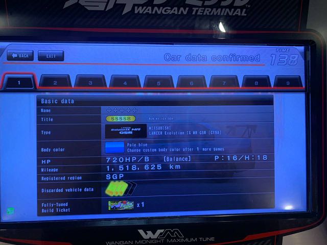 LIGHTNING AURA EVO 9/Wmmt 6rr/Wmmt6rr/Wangan/Wangan card/Banapassport/Bana/wmmt6/Wangan/Maxtune ...