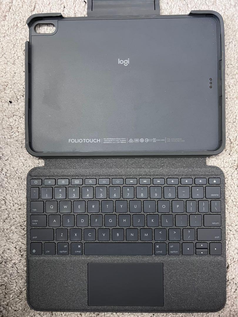 Logitech Folio Touch Keyboard Case with Trackpad for iPad Air (4th ...