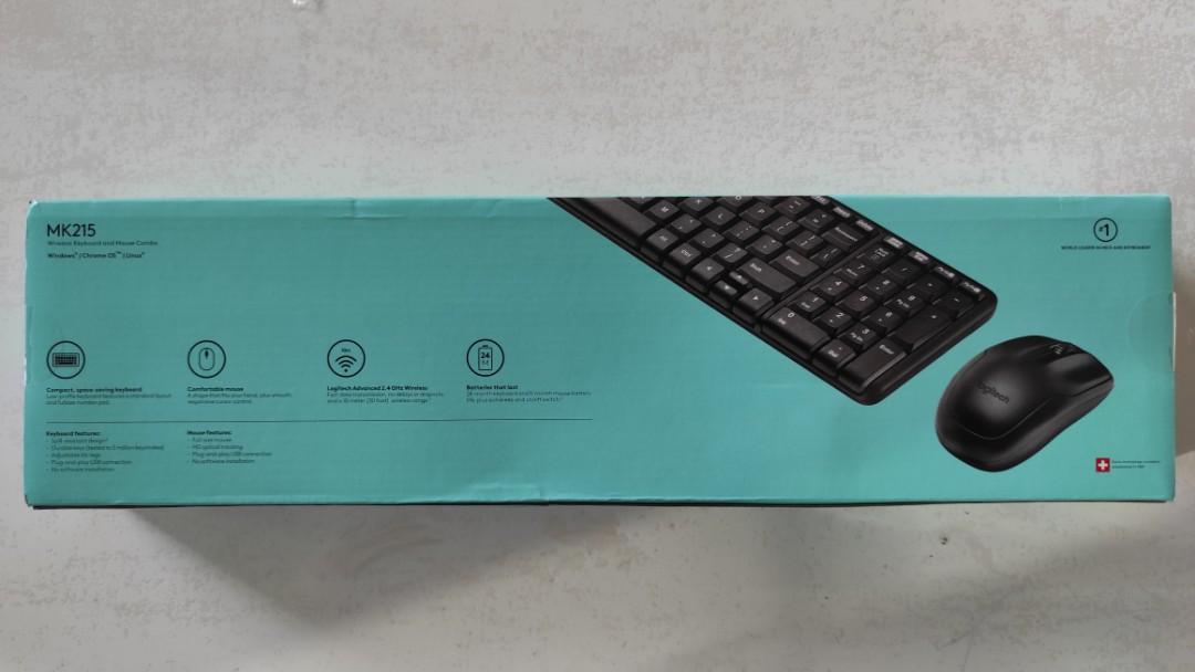 Logitech Mk215 Wireless Keyboard And Mouse Combo Computers And Tech Parts And Accessories Computer