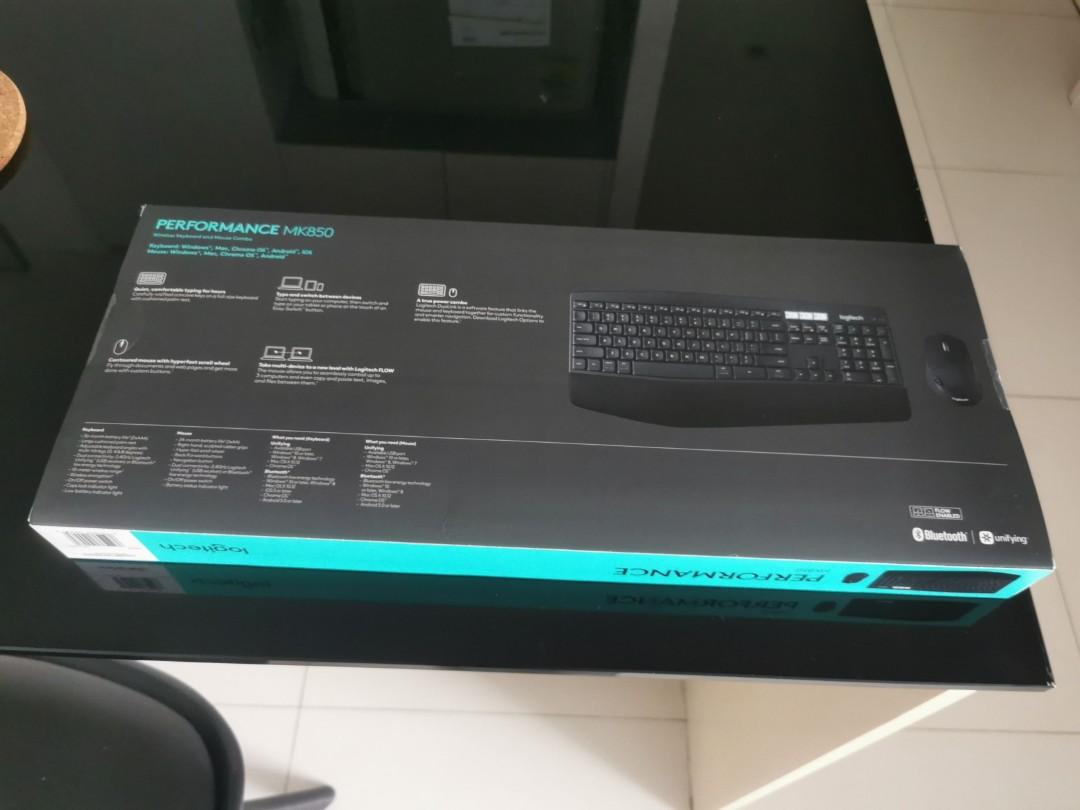 Logitech MK850 Keyboard With Mouse Computers Tech Parts Accessories Computer Keyboard On