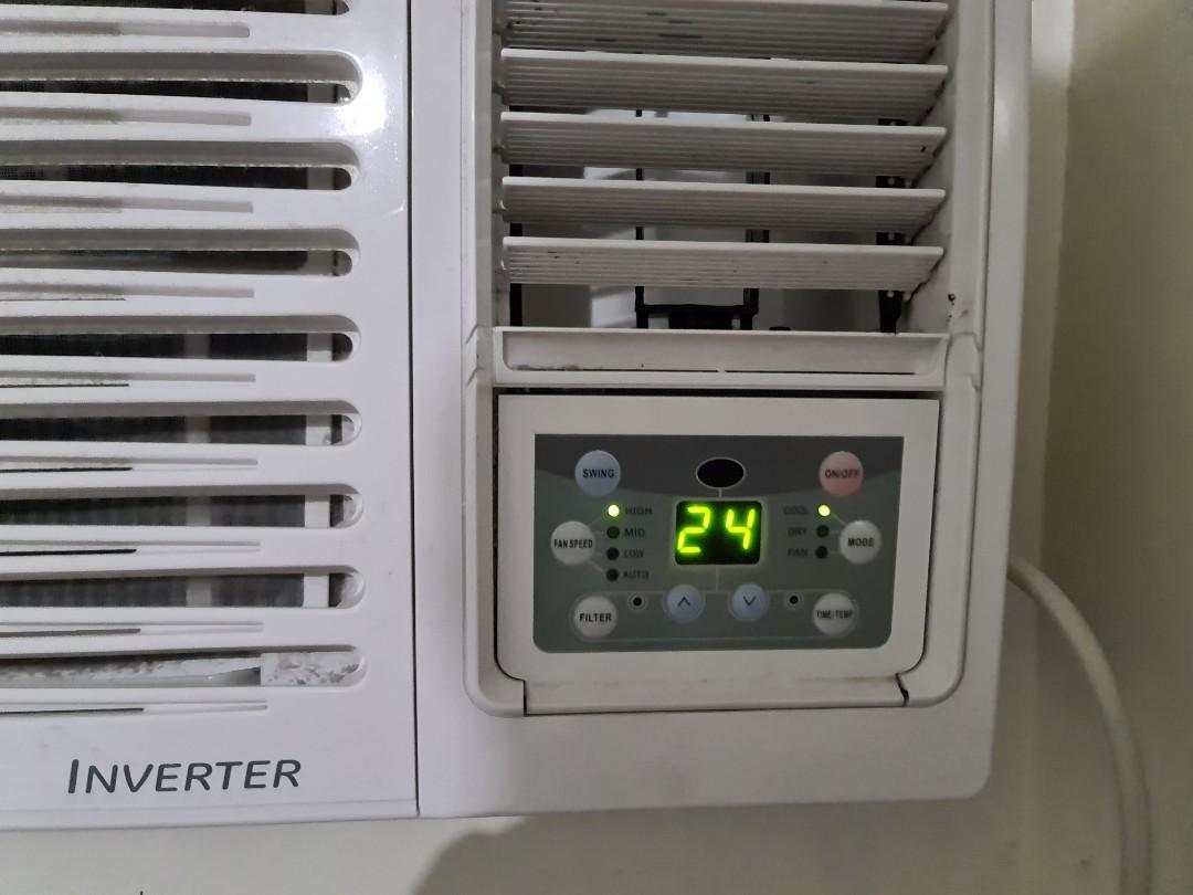 Mabe 1.0hp Inverter window type aircon, TV & Home Appliances, Air ...
