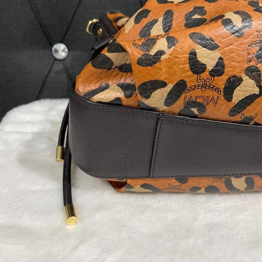 MCM Leopard, Women's Fashion, Bags & Wallets, Shoulder Bags on Carousell