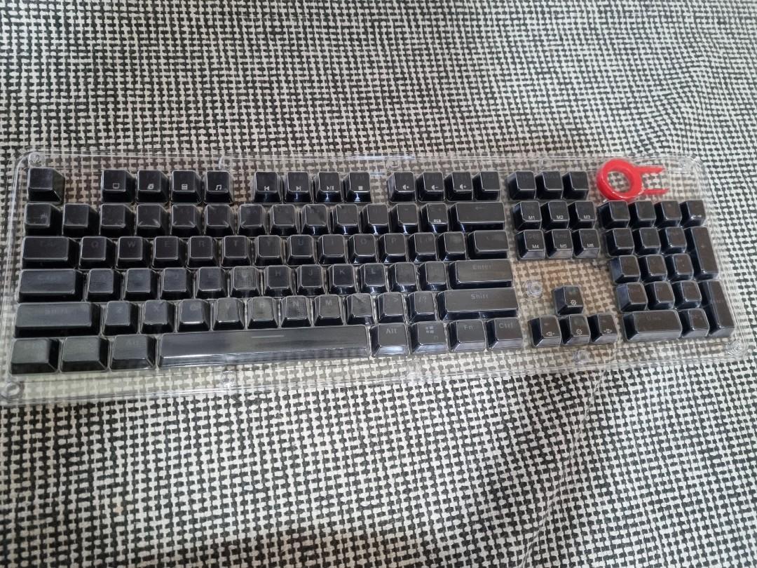 Mechanical keyboard keycaps BLACK, Computers & Tech, Parts ...