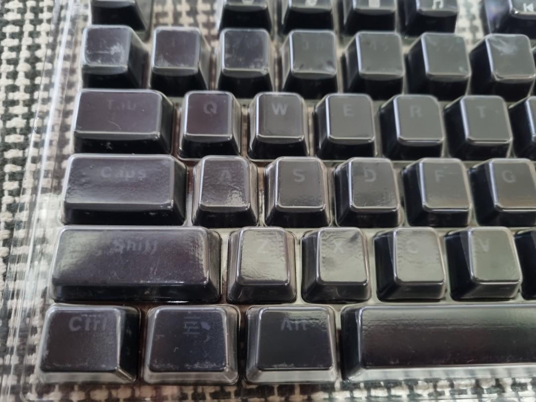 Mechanical keyboard keycaps BLACK, Computers & Tech, Parts ...