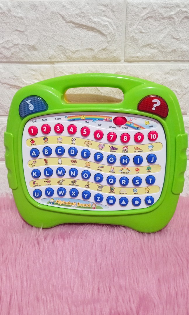 MEGCOS ALPHABET BOARD, Babies & Kids, Infant Playtime on Carousell