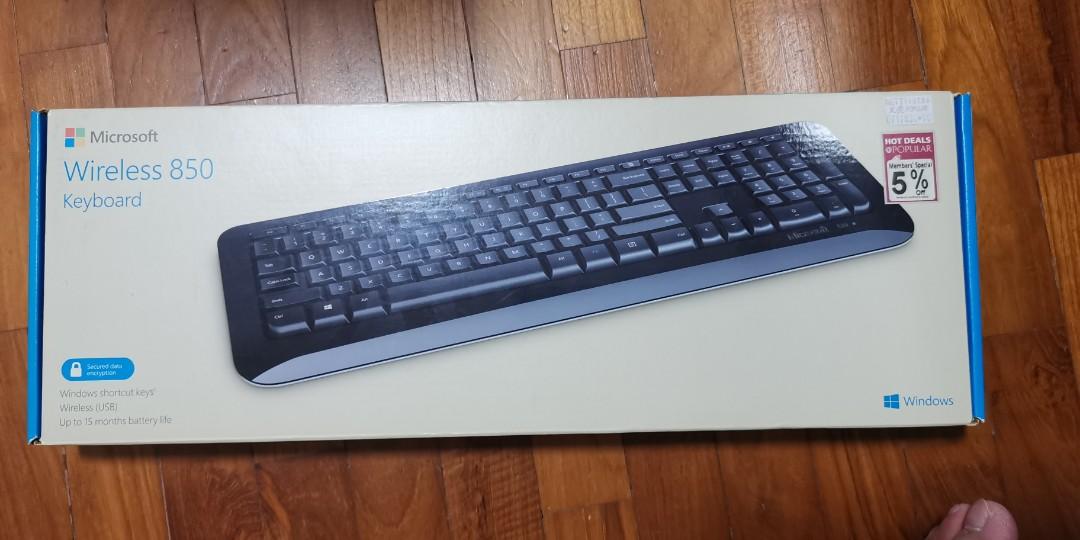 Microsoft Wireless 850 keyboard, Computers & Tech, Laptops & Notebooks ...
