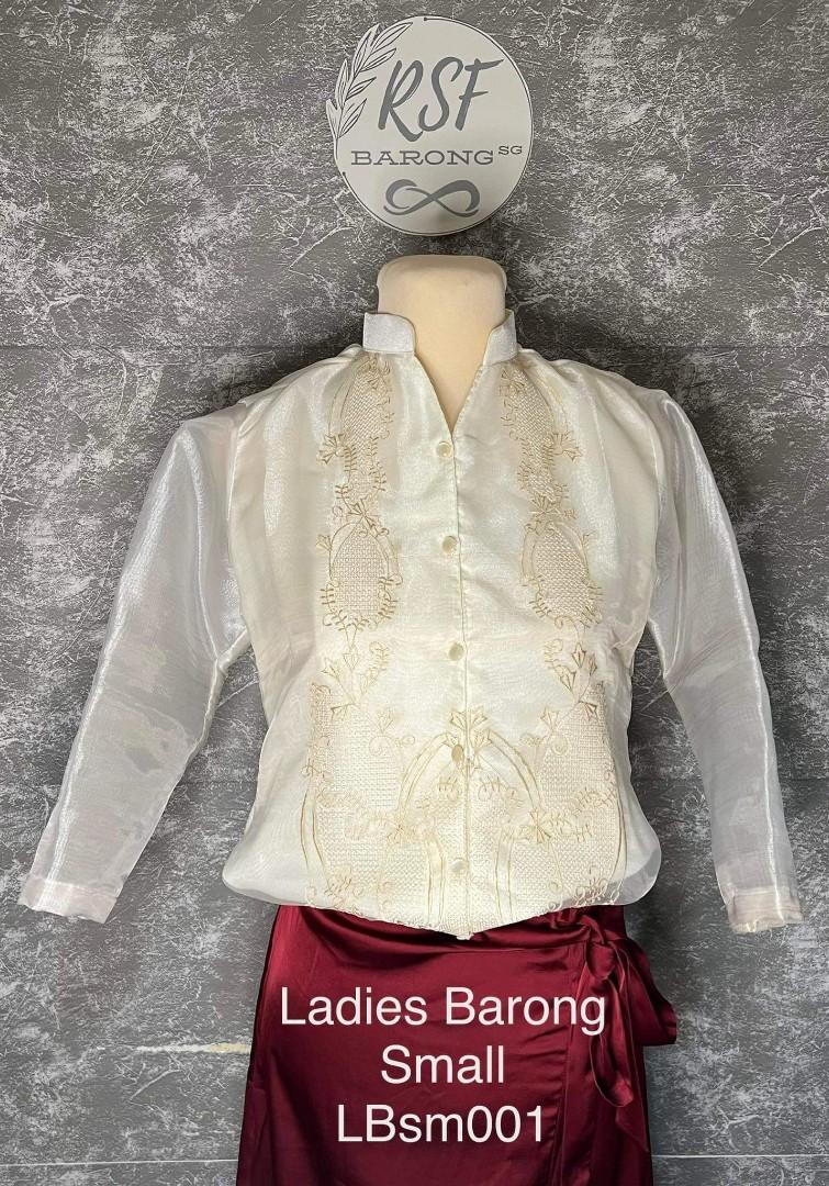 Modern Filipiniana / Lady Barong Tagalog Costume, Women's Fashion, Tops ...