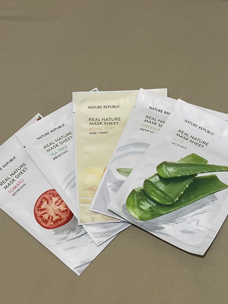 NATURE REPUBLIC FACE MASKS, Beauty & Personal Care, Face, Face Care on ...