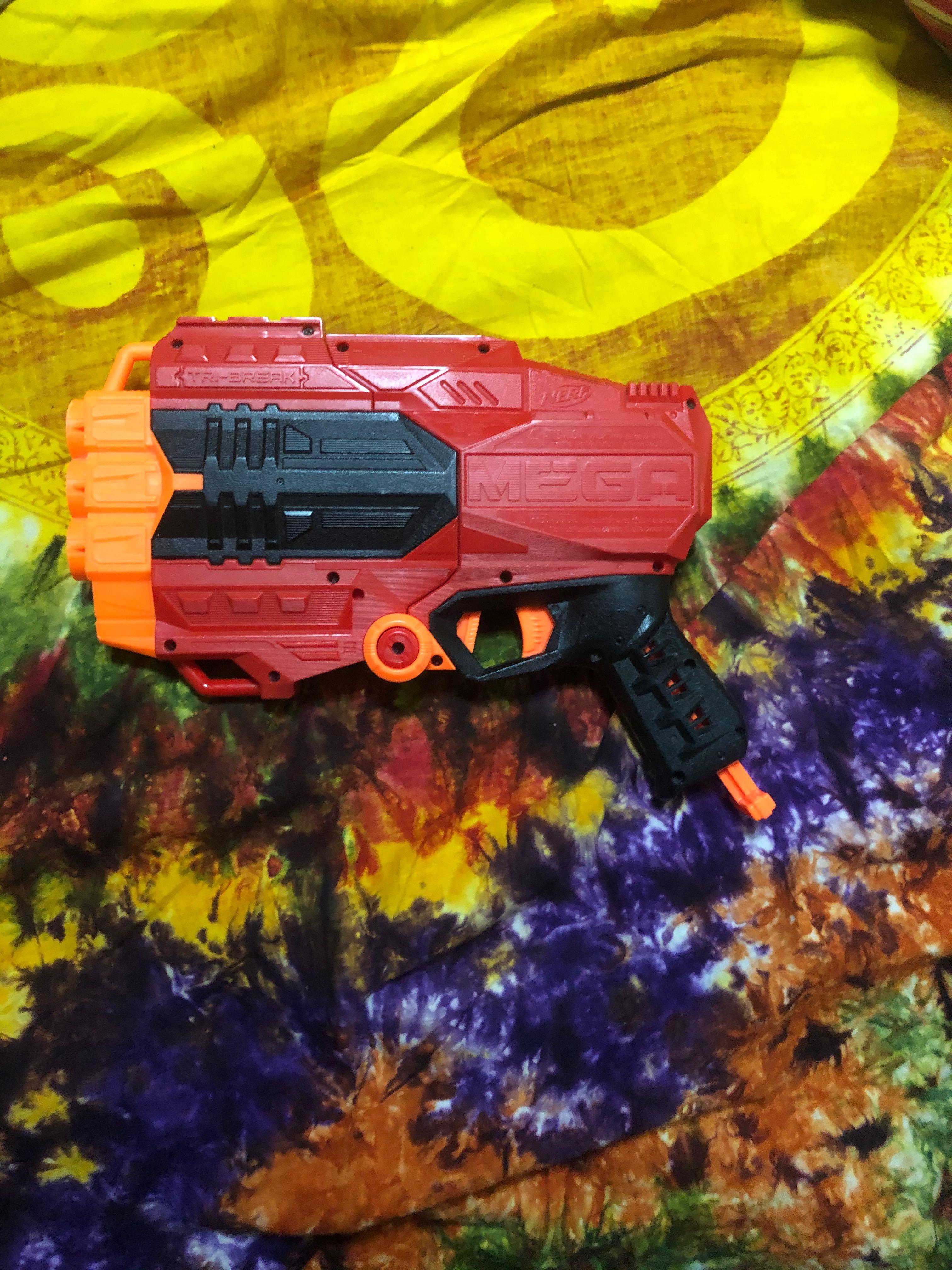 Nerf mega tri breaker, Hobbies & Toys, Toys & Games on Carousell