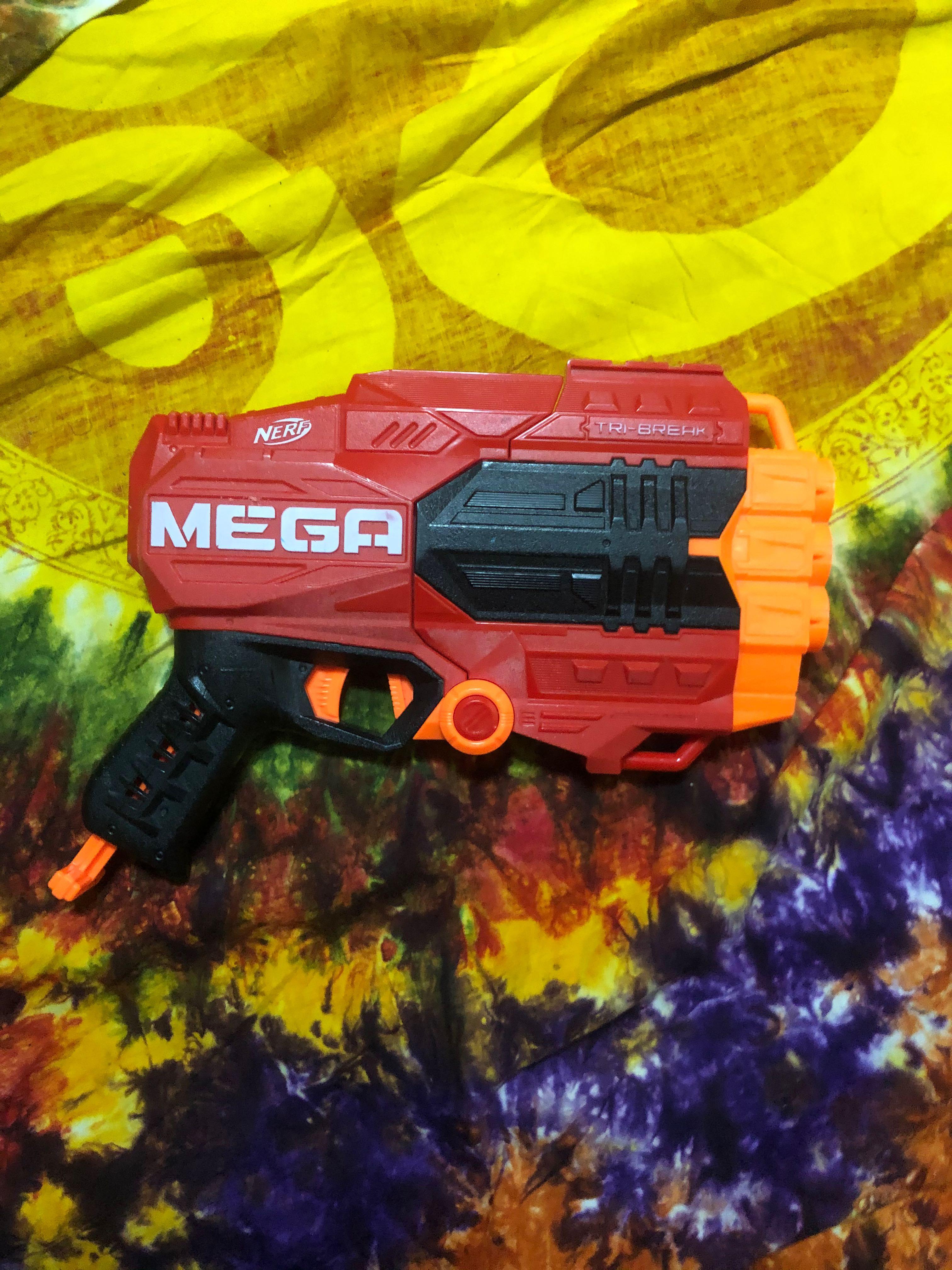 Nerf mega tri breaker, Hobbies & Toys, Toys & Games on Carousell
