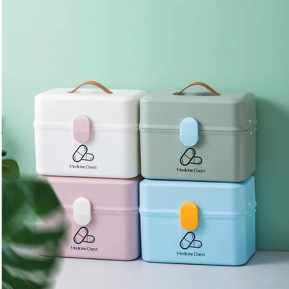 Nordic First Aid Kit Multi layer Medical Storage Box, Furniture & Home ...