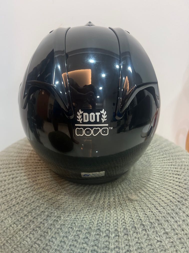 Nova Dot Helmet., Motorcycles, Motorcycle Apparel on Carousell