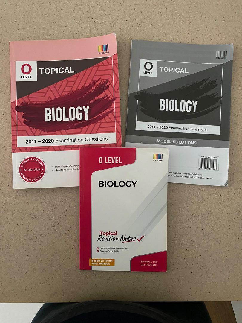 O Level Biology Topical Revision Notes + 10 year series, Hobbies & Toys ...