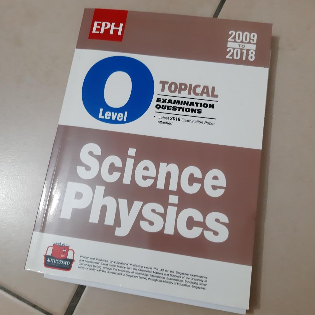 O LEVEL Science Physics topical and yearly ten year series (TYS ...