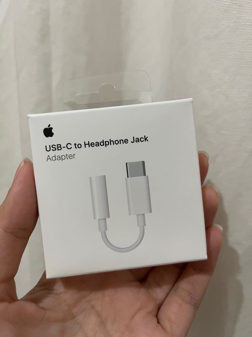 BRAND NEW APPLE USB-C to 3.5mm headphone jack adapter, Mobile Phones ...