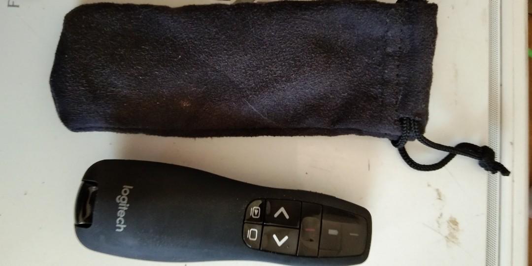 Original Logitech presentation pointer, Computers & Tech, Office ...