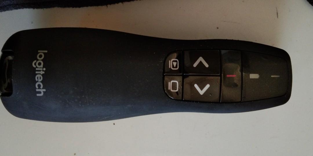 Original Logitech presentation pointer, Computers & Tech, Office ...