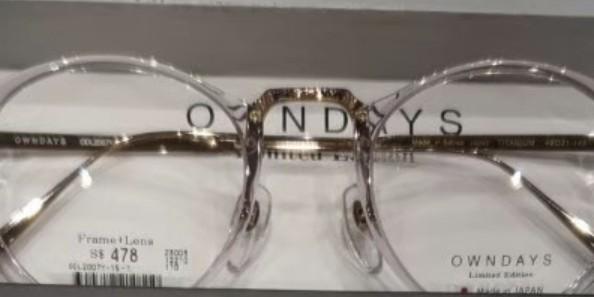 OWNDAYS Limited Edition Clear Glasses, Beauty & Personal Care, Vision ...