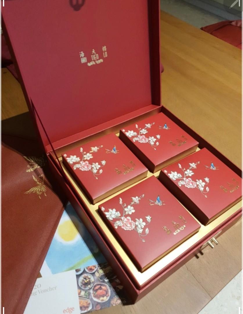2021 Pan Pacific mooncake box, Furniture & Home Living, Kitchenware ...