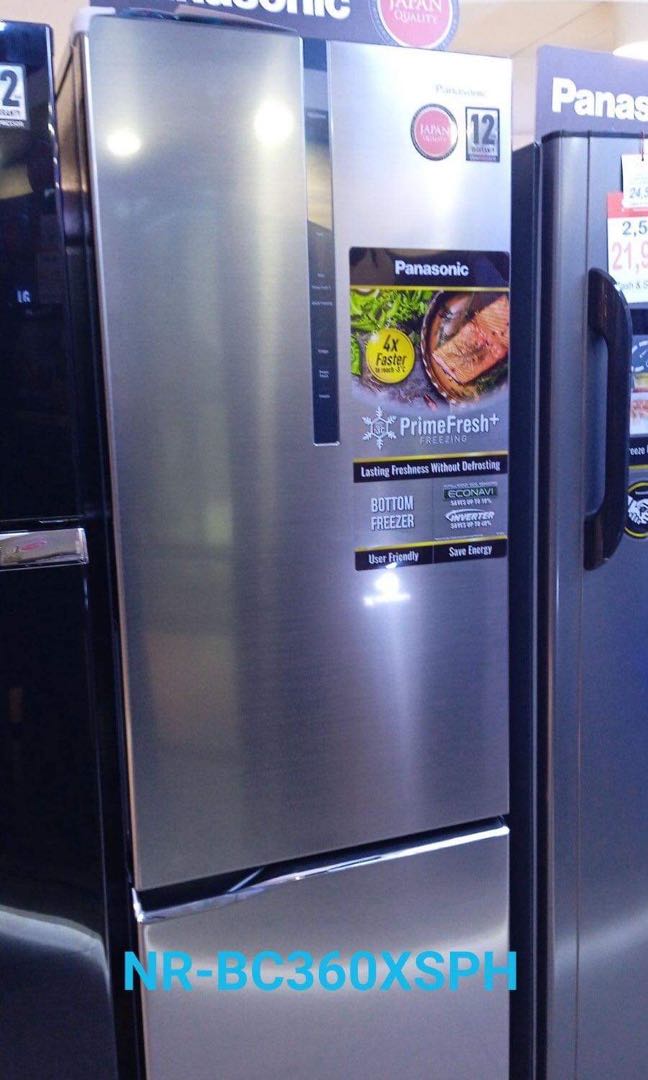 PANASONIC BOTTOM FREEZER INVERTER REFRIGERATOR, TV & Home Appliances ...