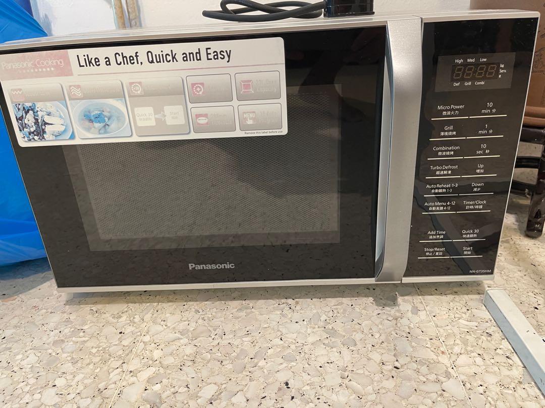 Panasonic microwave/grill oven, TV & Home Appliances, Kitchen ...