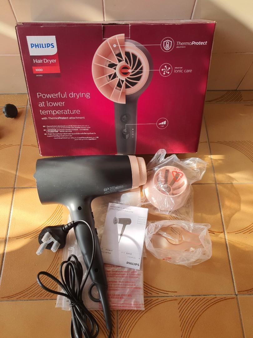 Philips BHD350/13 Hair Dryer 3000 Airflow, Beauty & Personal Care, Hair ...