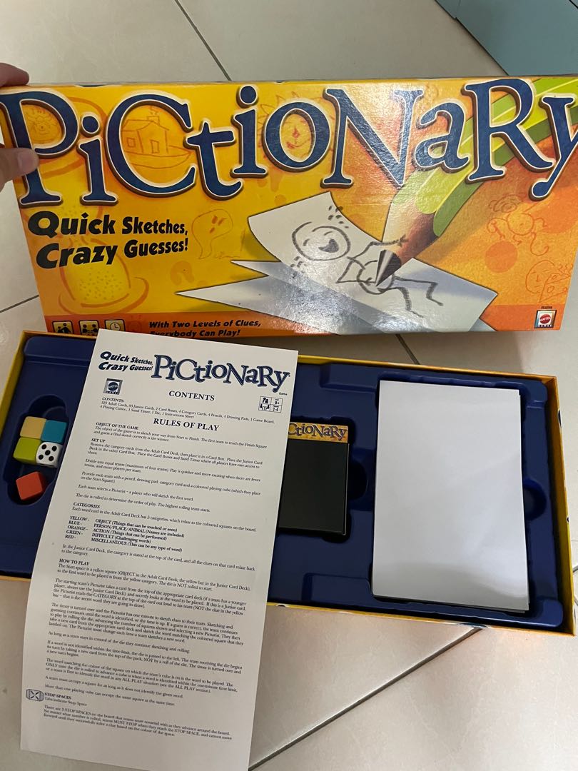 Pictionary Board Game, Hobbies & Toys, Toys & Games on Carousell