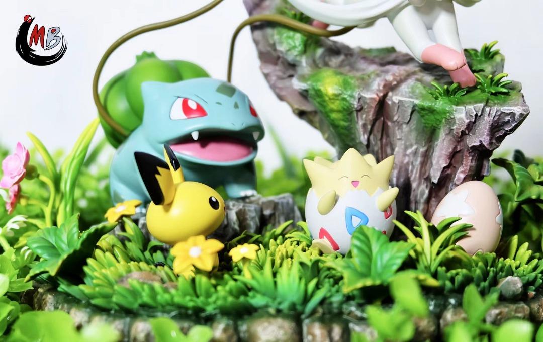 [PO] MB Studio - Eevee Family Series Sylveon Figure Statue, Hobbies ...