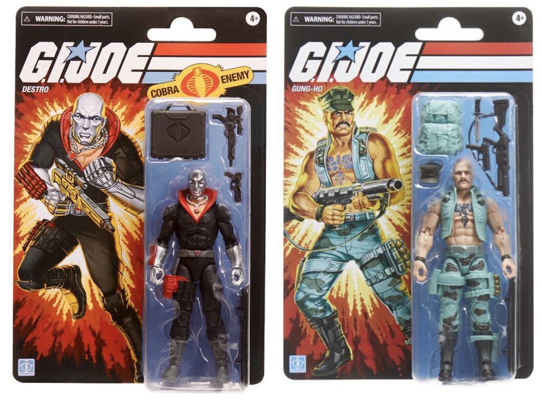 [Back order] Hasbro GI G.I. Joe Classified Retro 6 inch Destro and Gung ...