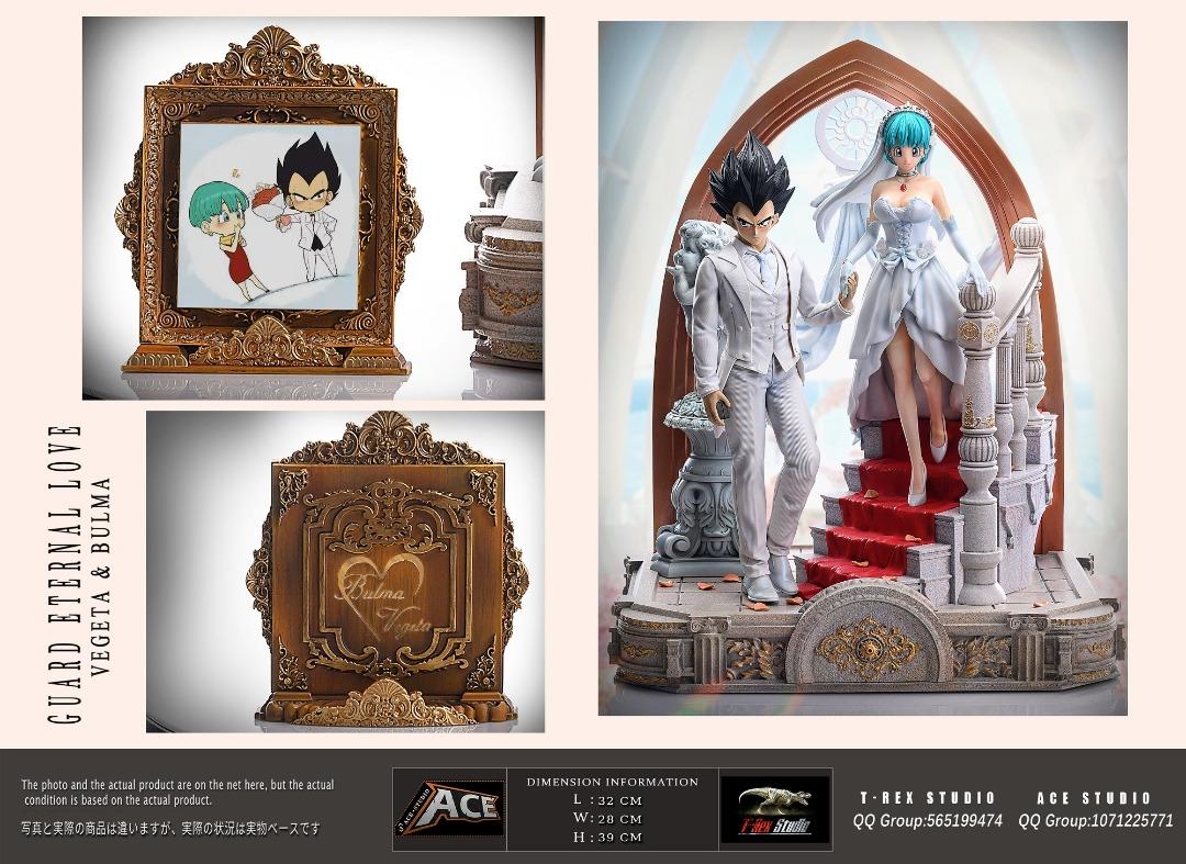 [PO] T-Rex Studio - Vegeta and Bulma Wedding Figure Statue, Hobbies ...