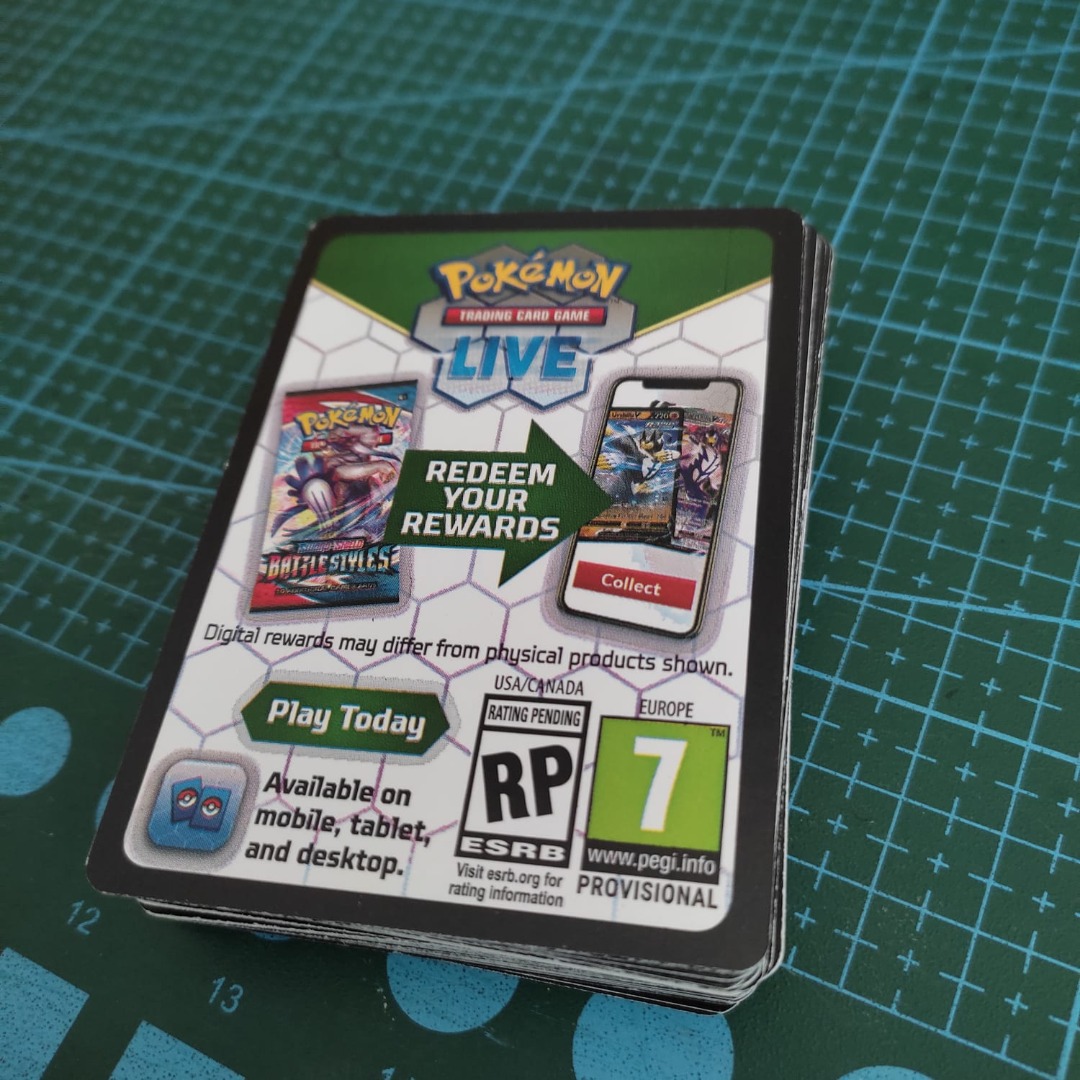 Pokemon card TCG code cards Bundle Codes, Hobbies & Toys, Toys & Games ...