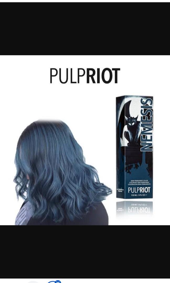Pulp Riot denim smokey blue color semi permanent hair color, Beauty ...