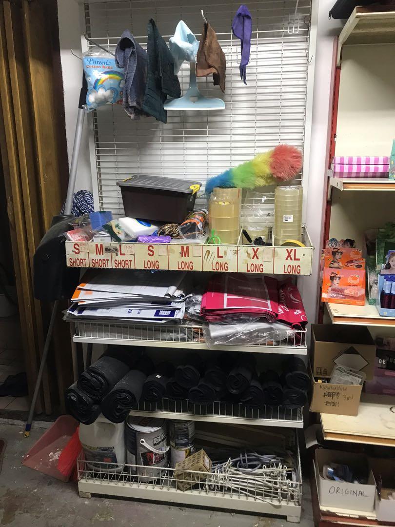 Rak besi Rak Kedai Kaunter Kedai Let Go, Furniture & Home Living ...