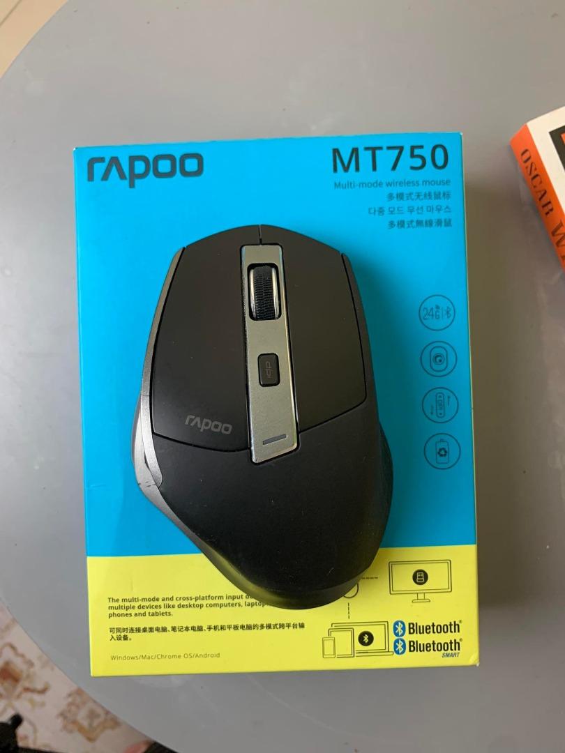 Rapoo MT750 Wireless Mouse With Side Scrolling wheel, Computers & Tech ...