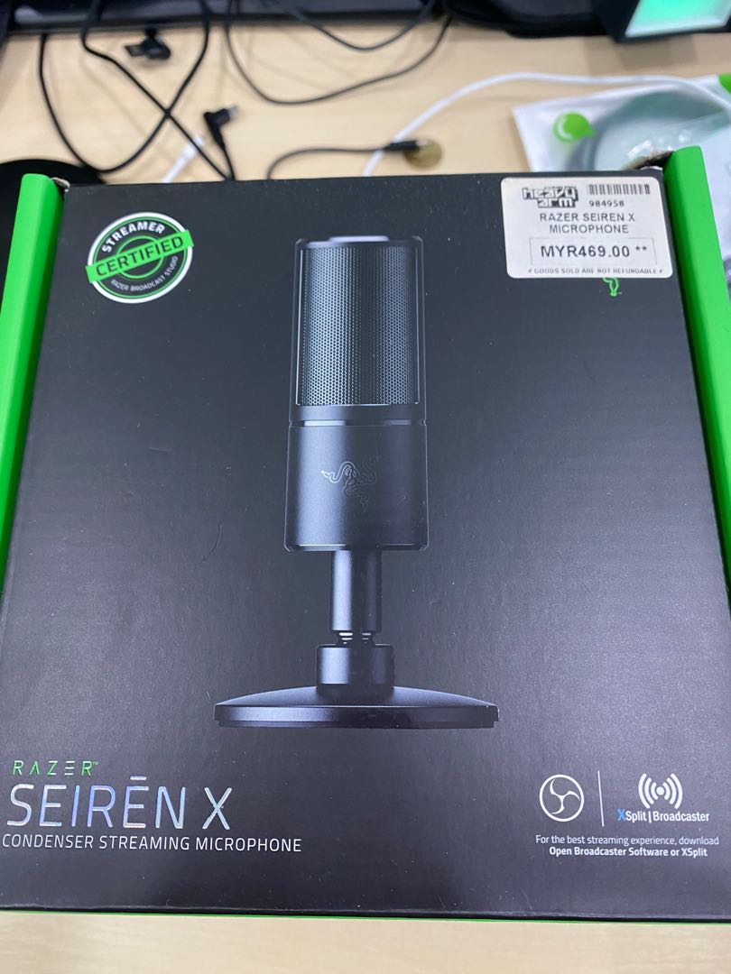 Razer seiren x, Audio, Microphones on Carousell