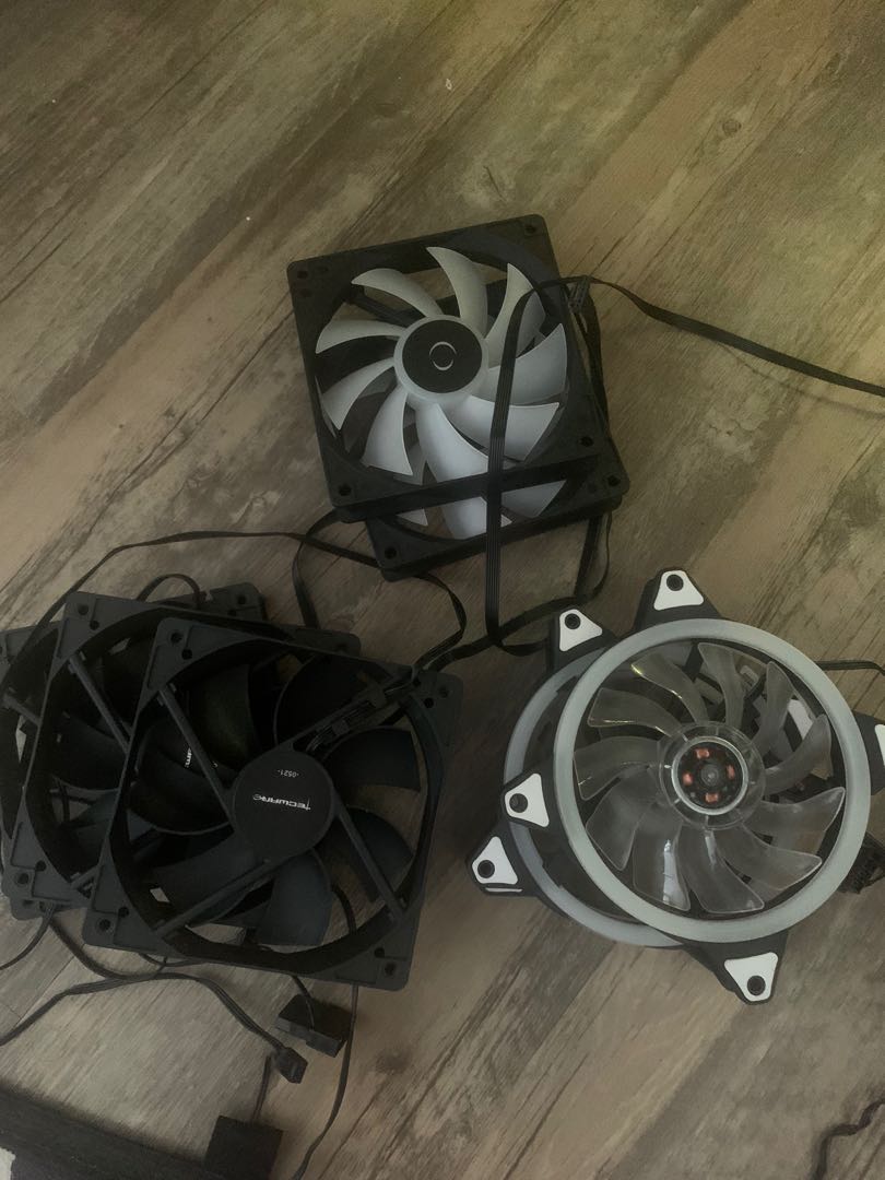 RGB TECWARE FAN/ NON RGB FAN, Computers & Tech, Parts & Accessories ...