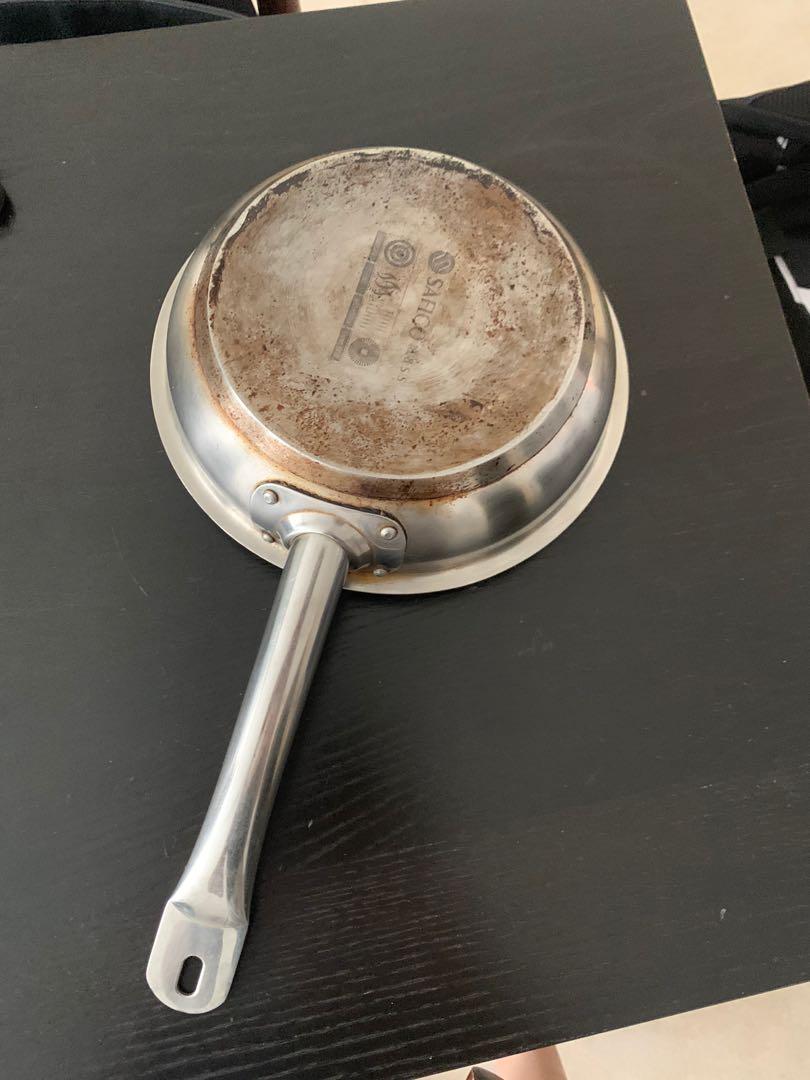 Safico Frying Pan Stainless Steel Induction 20cm, Furniture & Home ...