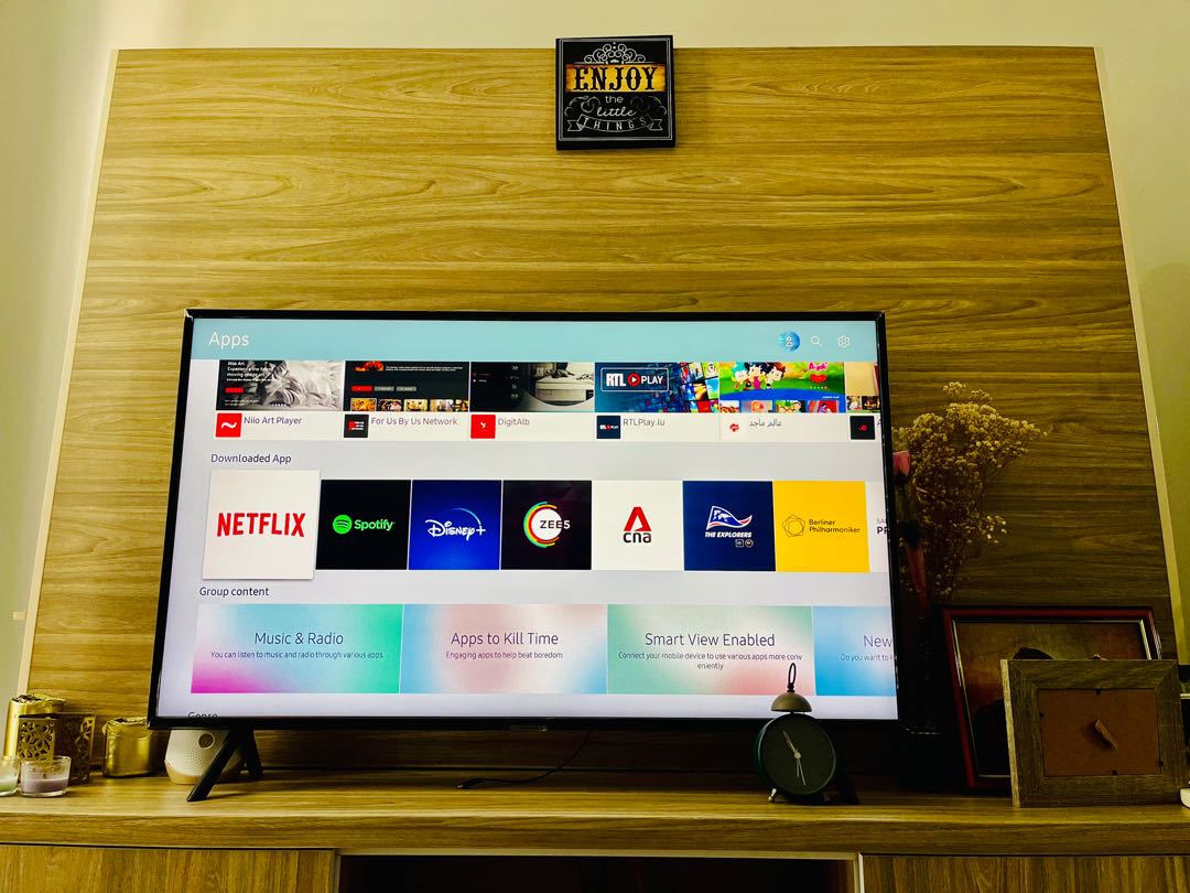 Samsung 43 inch 4K Smart TV ( UA43RU7100K), TV & Home Appliances, TV & Entertainment, TV on ...