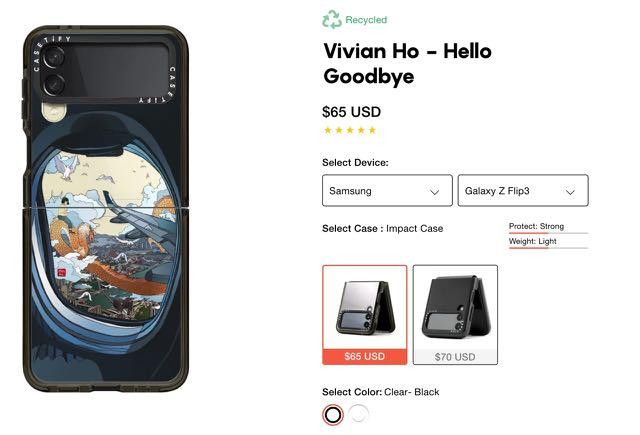 Samsung Galaxy Z Flip 3 Casetify, Mobile Phones & Gadgets, Mobile & Gadget Accessories, Cases ...