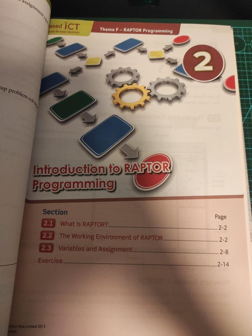 School based ICT Raptor Programming, 興趣及遊戲, 書本 & 文具, 教科書 - Carousell