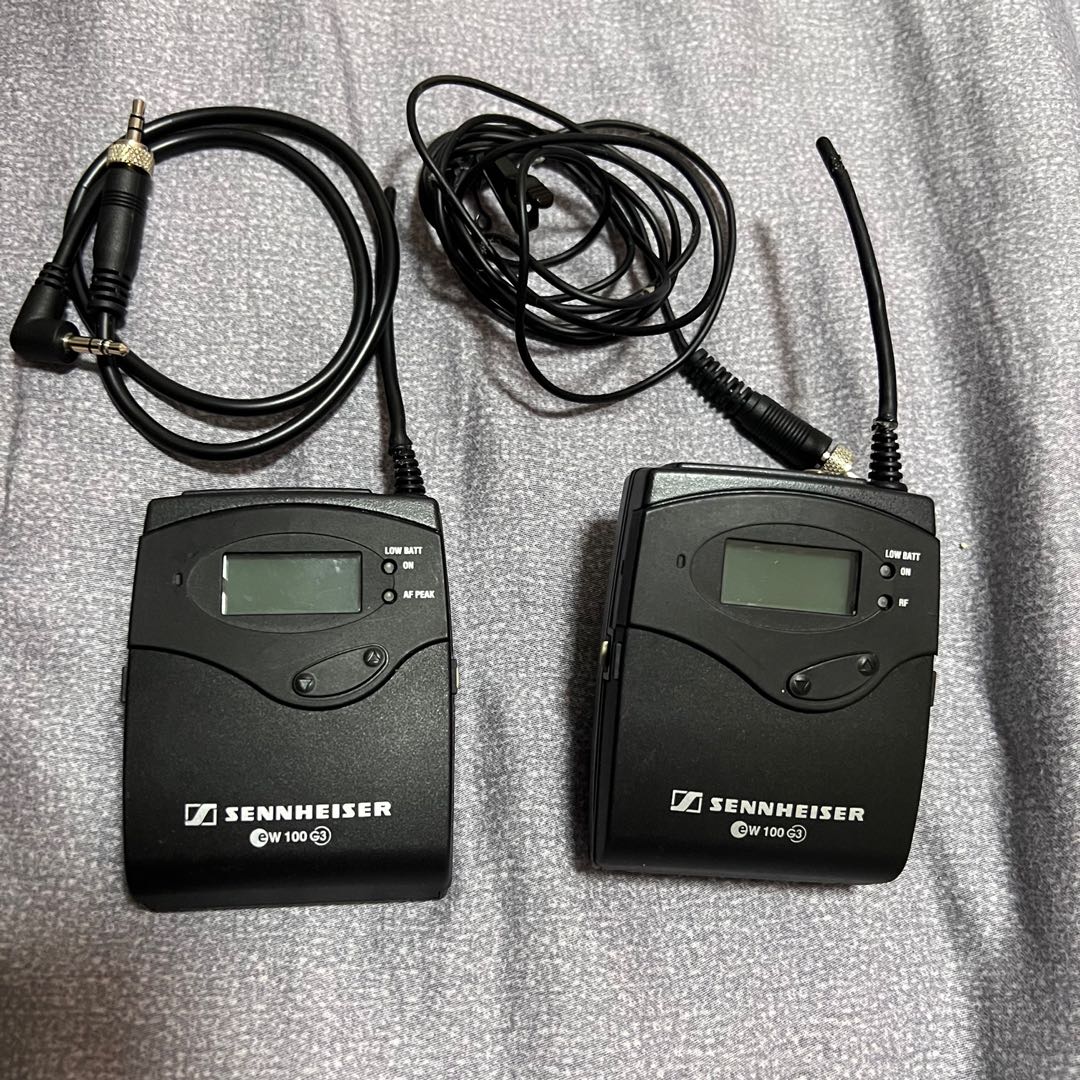 Sennheiser EW100 G3 lapel mic, Audio, Other Audio Equipment on Carousell