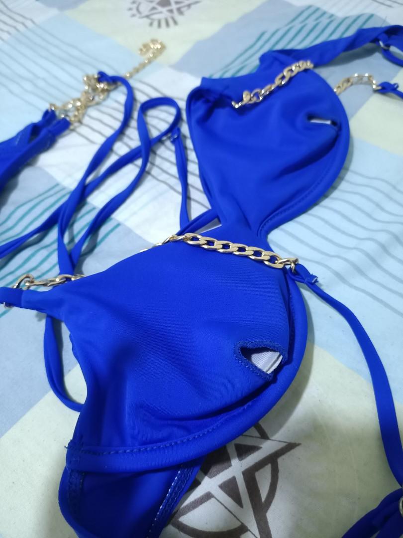 SHEIN Bikini chain swimsuit 2 piece, Women's Fashion, Swimwear, Bikinis ...