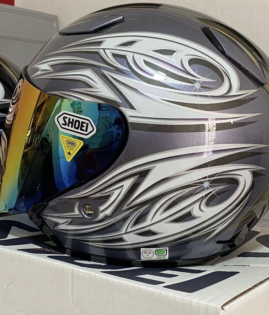 Shoei helmet, Motorcycles, Motorcycle Apparel on Carousell