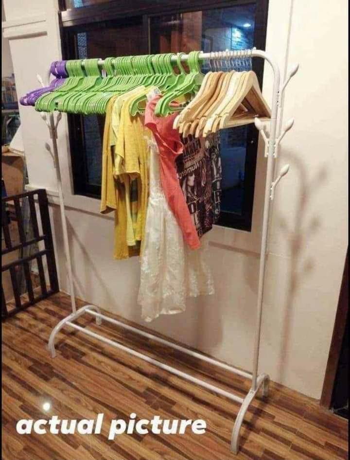 Single pole clothes rack, Furniture & Home Living, Home Improvement ...