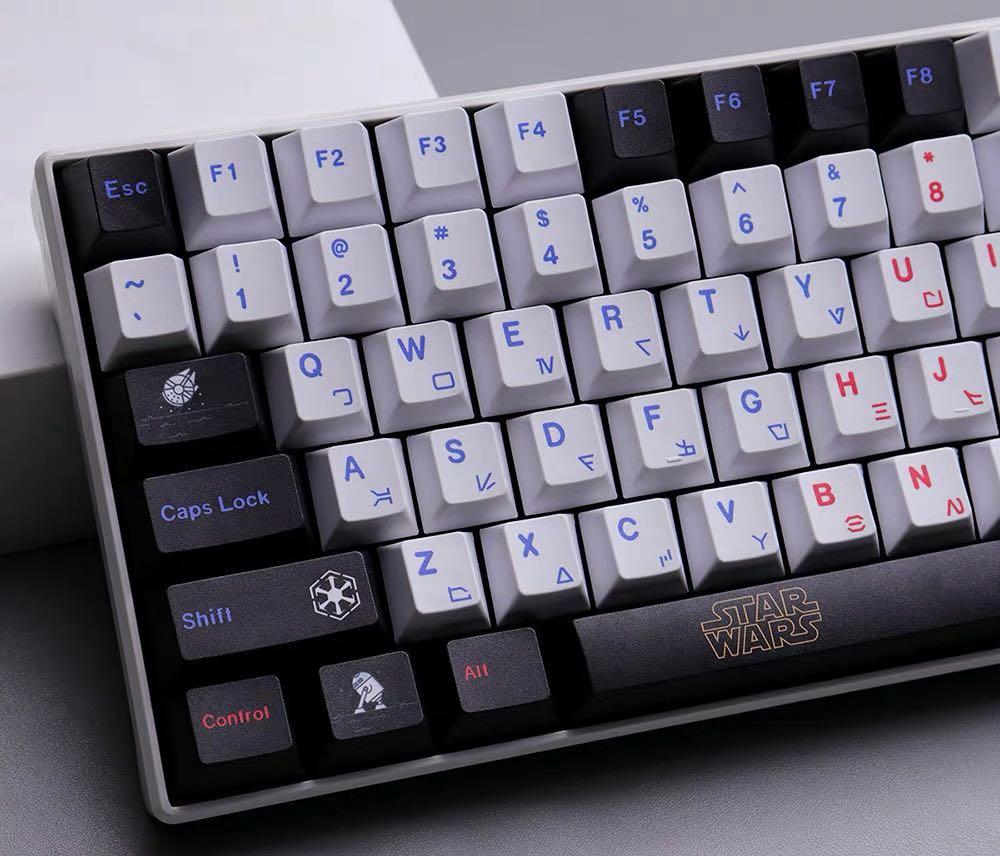 Star Wars PBT Keycaps, 電腦＆科技, 電腦周邊及配件, 電腦鍵盤及相關產品 - Carousell