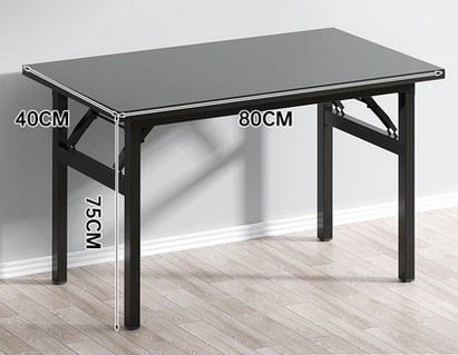 Foldable Study Table (portable slim small narrow), Furniture & Home ...