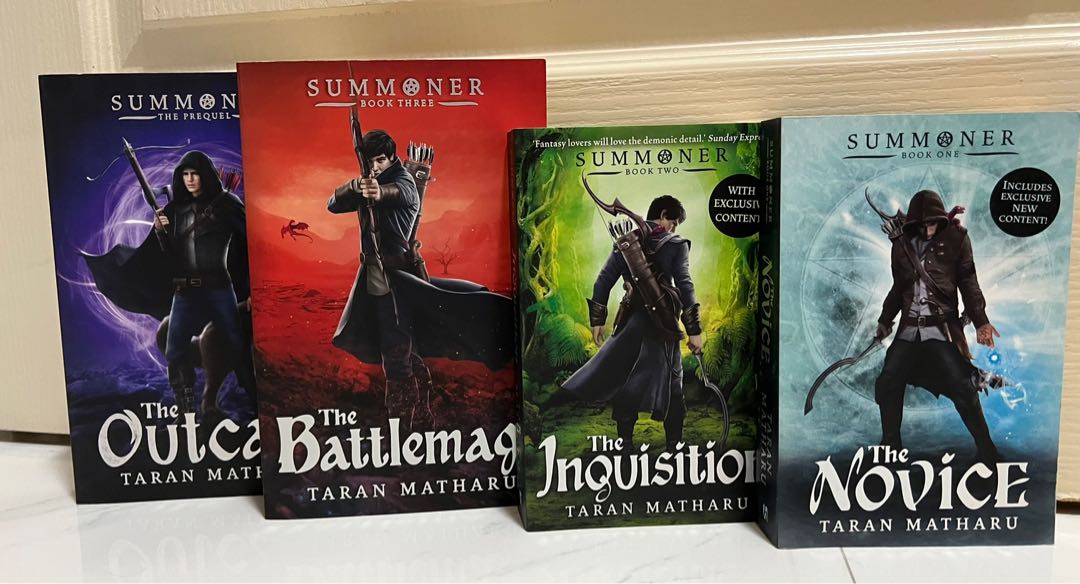 Summoner series by Taran Matharu (bundle of 4), Hobbies & Toys, Books ...