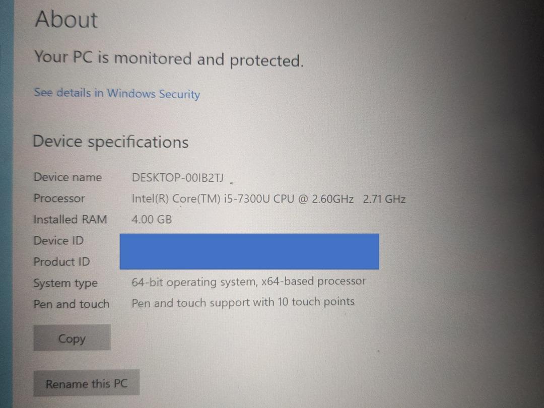 Surface Pro Model 5th Gen 1796 I5-7300U @2.60GHZ CPU, Computers & Tech ...